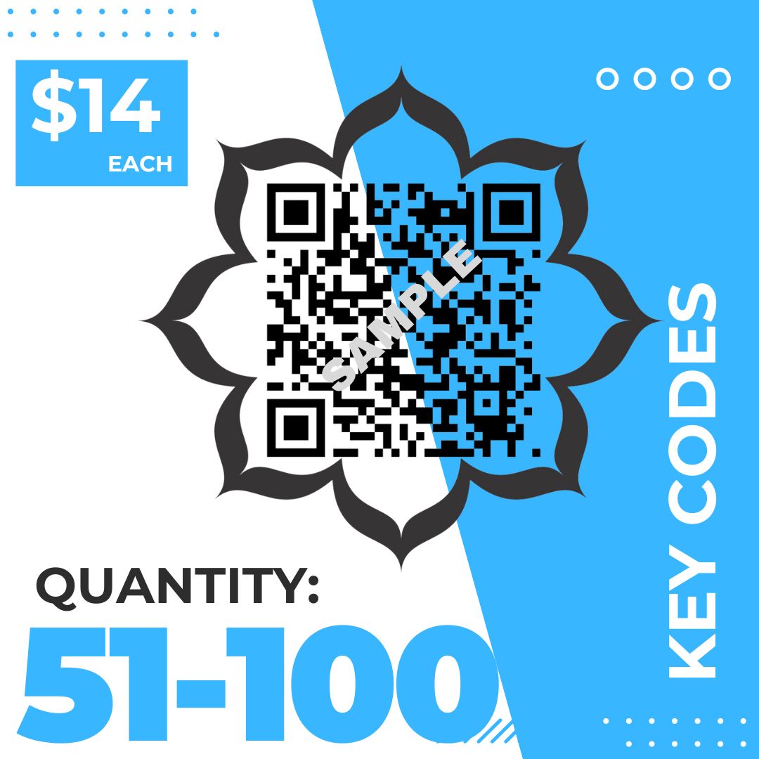 Key Codes (51-100 Quantity) - VeScribe